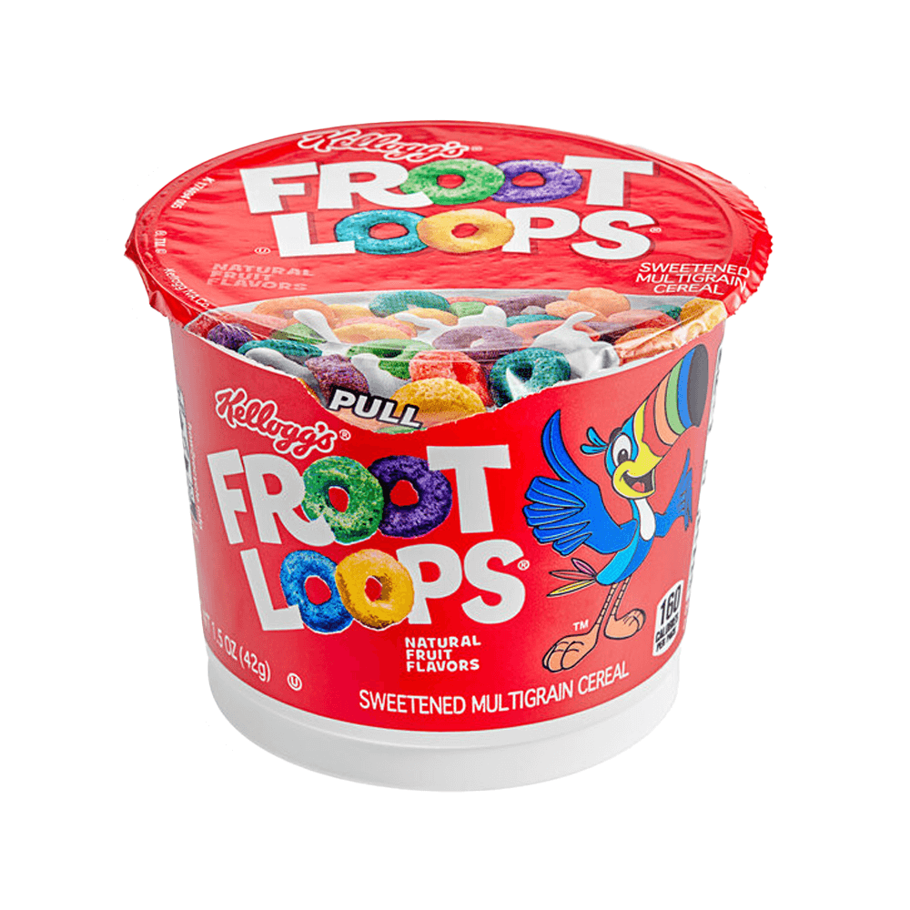 Kellogg's Froot Loops Single-Serve Cup 1.5 oz– Vegas Party Favors